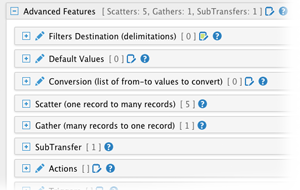 New Advanced Features Section Under Transfers (February 2015)