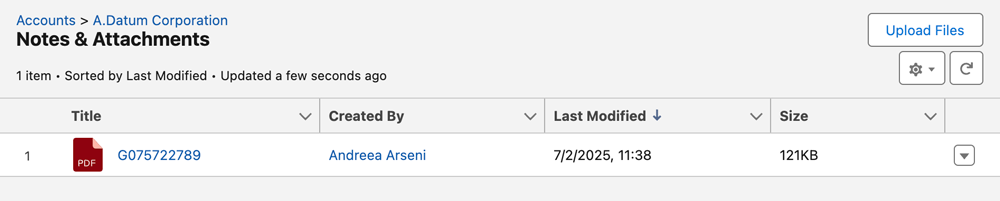 Support for Attachment to from Dynamics 365 Finance (read or write)