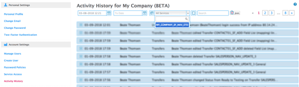 New Feature: The Activity History in MyRapidi