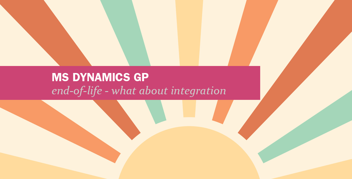 MS Dynamics GP end of life - what about integration? Rapidi can help!