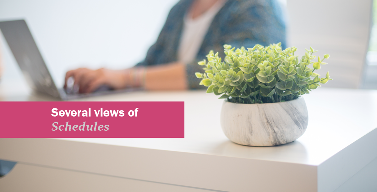 Schedules in 5 different ways